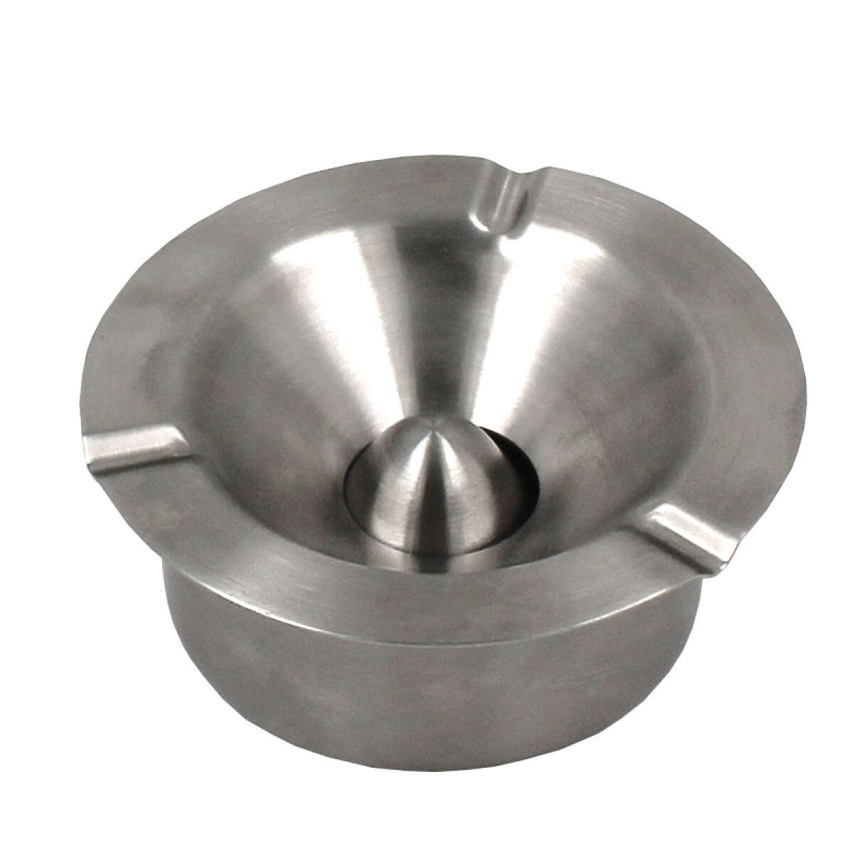Σταχτοδοχείο επιτραπέζιο Ø13X5.2cm ανοξείδωτο ατσάλι - Oikoset